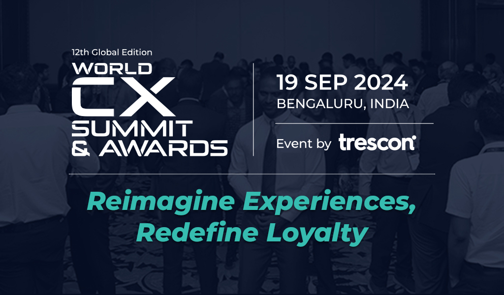 World CX Summit India 2024 - Awards & Recognition